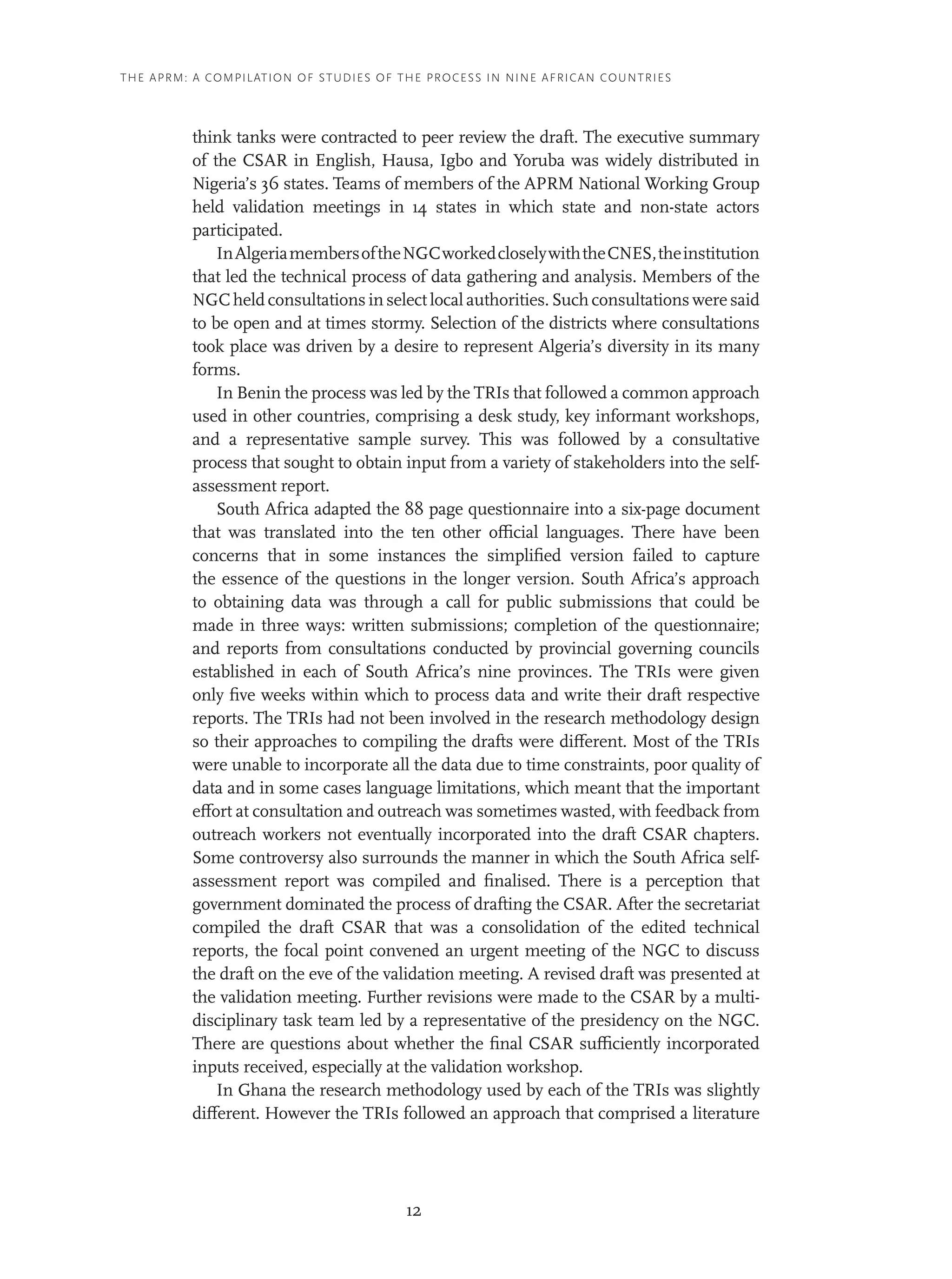 Afri map aprm_compilation_overview_en | PDF