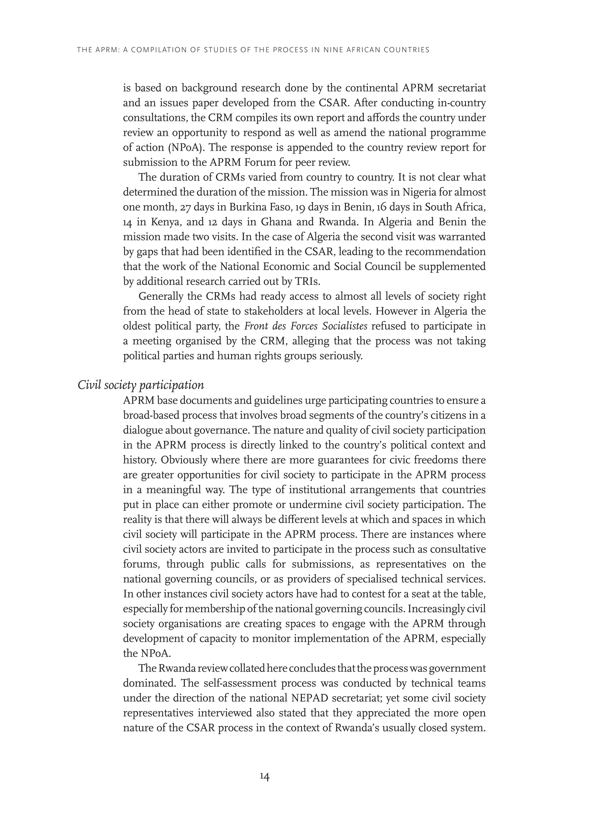 Afri map aprm_compilation_overview_en | PDF