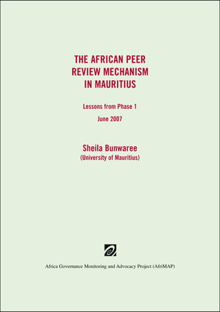 Afri map aprm mauritius | PDF