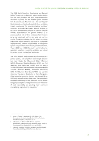 Afri map aprm mauritius | PDF