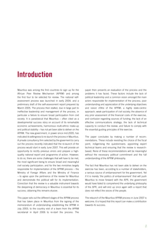 Afri map aprm mauritius | PDF