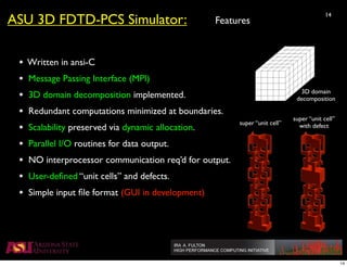 Large Scale Parallel FDTD Simulation of Full 3D Photonic Crystal Structures | PPT