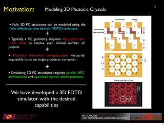 Large Scale Parallel FDTD Simulation of Full 3D Photonic Crystal ...