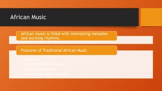 Afro-American Music MAPEH Lesson (MUSIC) | PPT