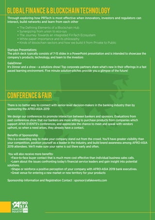 Afro Asia Banking Fintech Summit 2019 | PDF