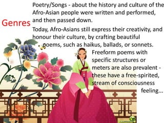 Afro asianlit-121113030822-phpapp01 | PPTX