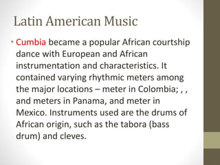 AFRO-LATIN AMERICAN AND POPULAR MUSIC.pptx