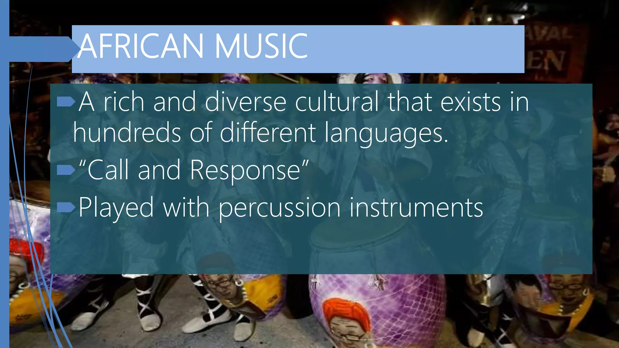 Afro latin american music | PPTX