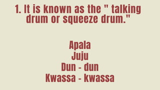 AFRO-LATIN AMERICAN MUSIC QUARTER 2 QUIZ1.pptx