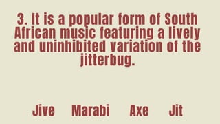 AFRO-LATIN AMERICAN MUSIC QUARTER 2 QUIZ1.pptx