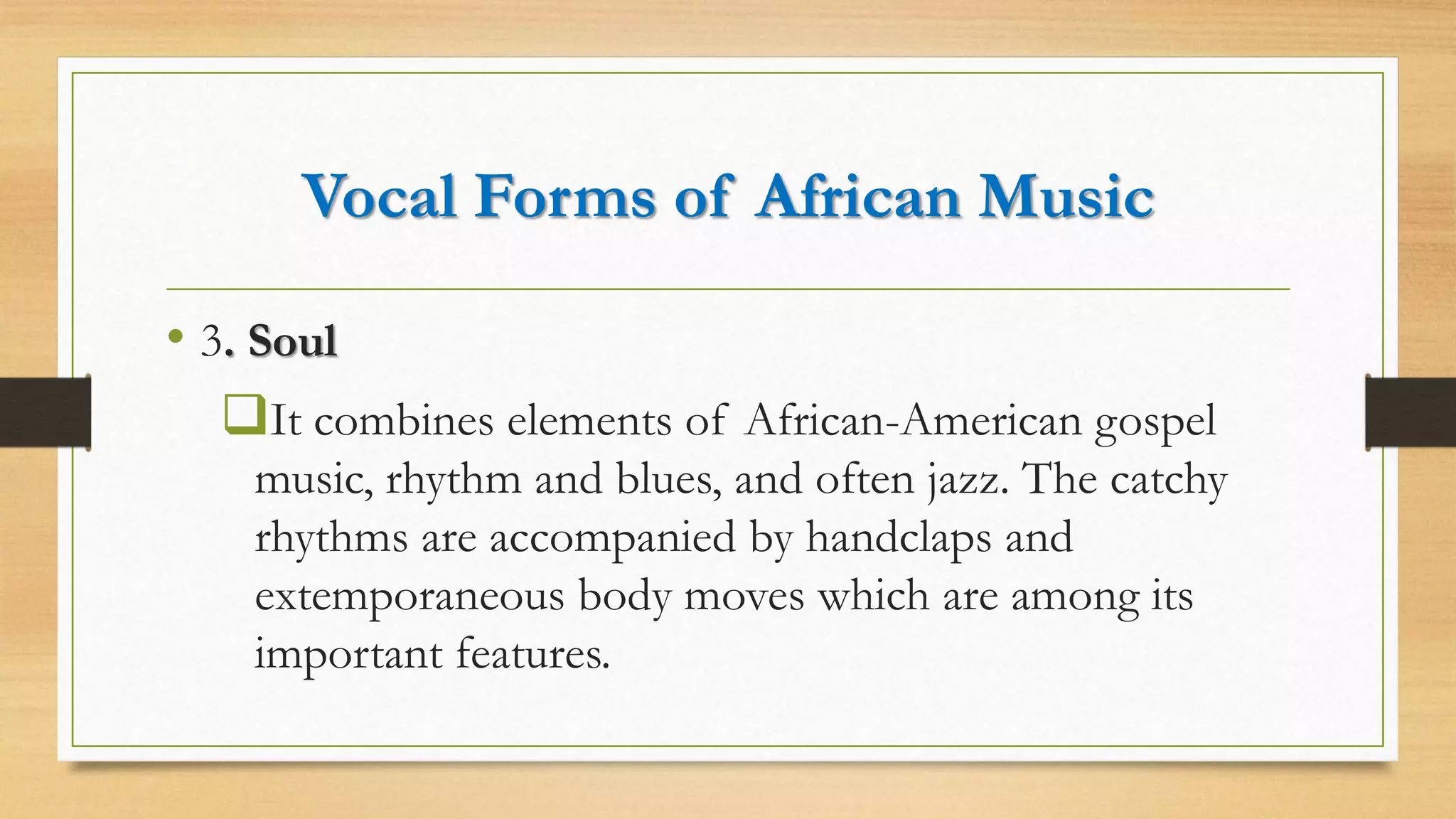 Afro latin and popular music music 10 | PPTX