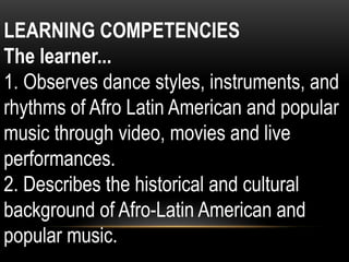 Music of Latin America, Africa and American Music | PPTX