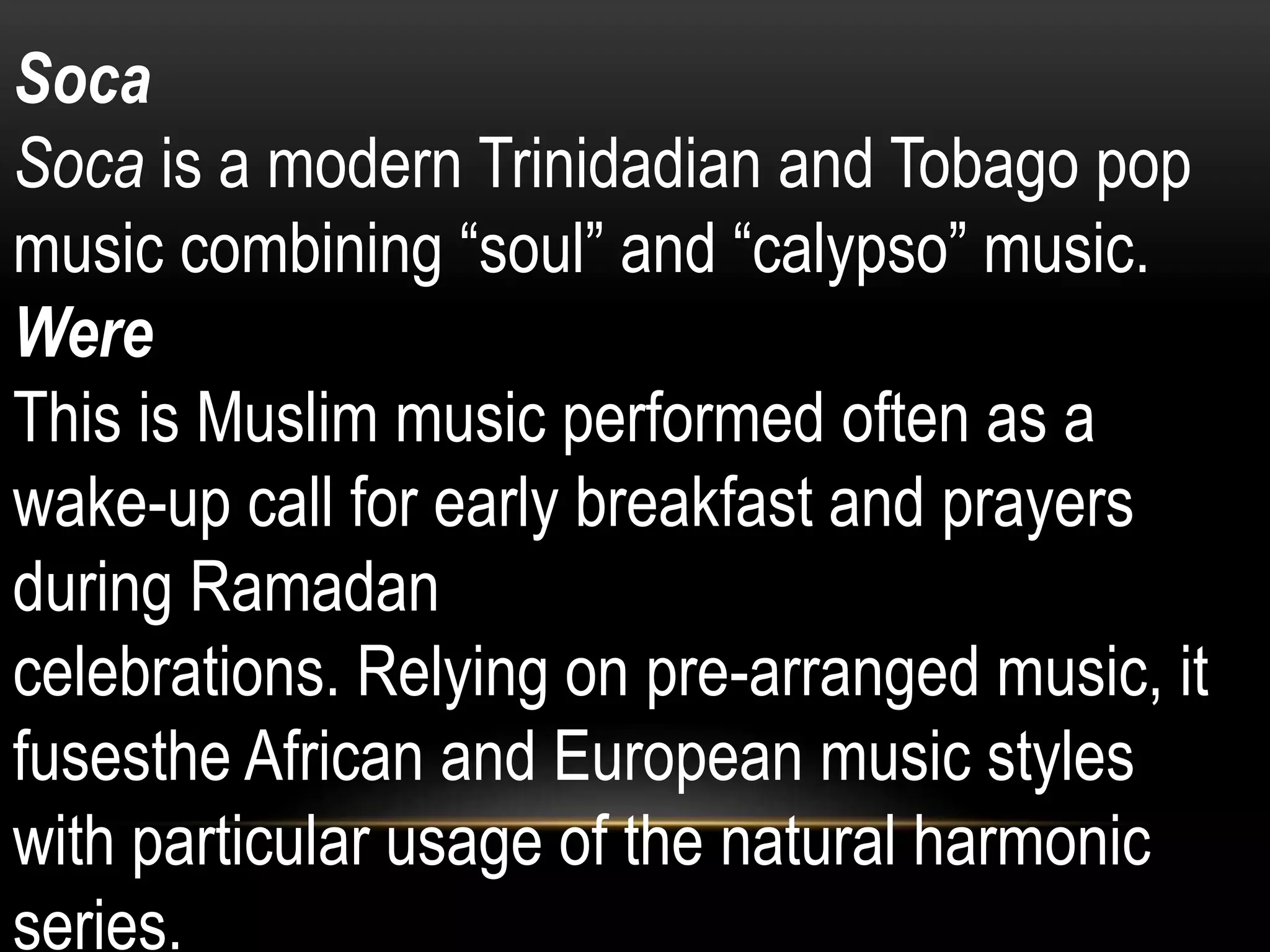 Afro latin music - music10-q2 | PPTX