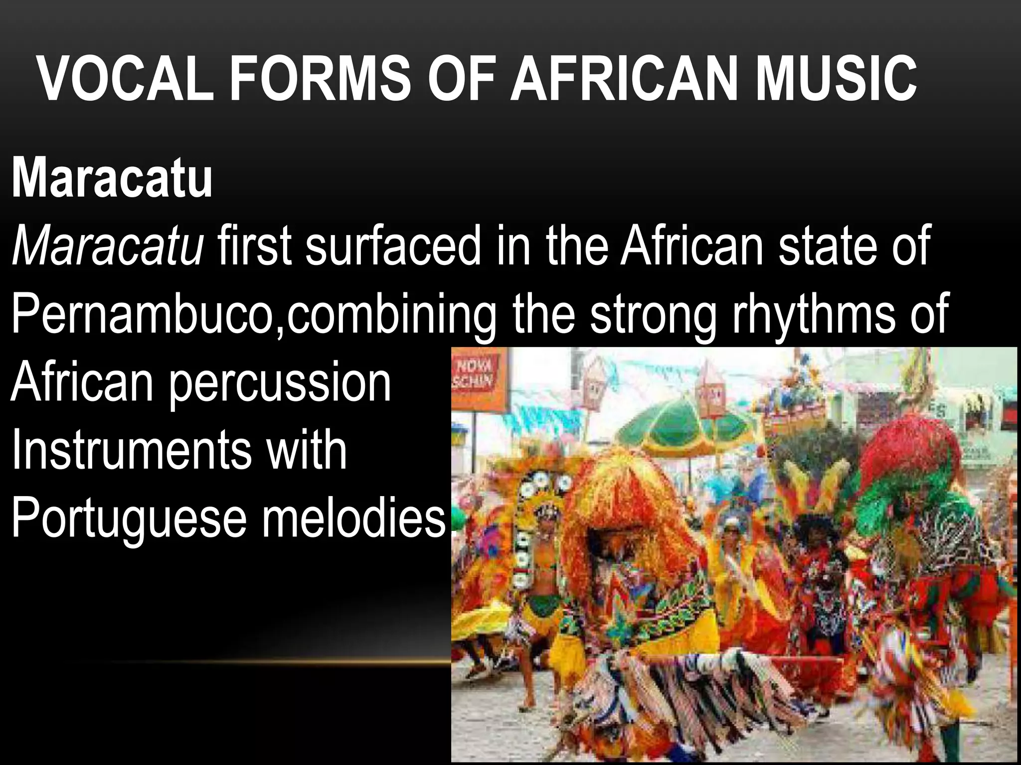 Afro latin music - music10-q2 | PPTX