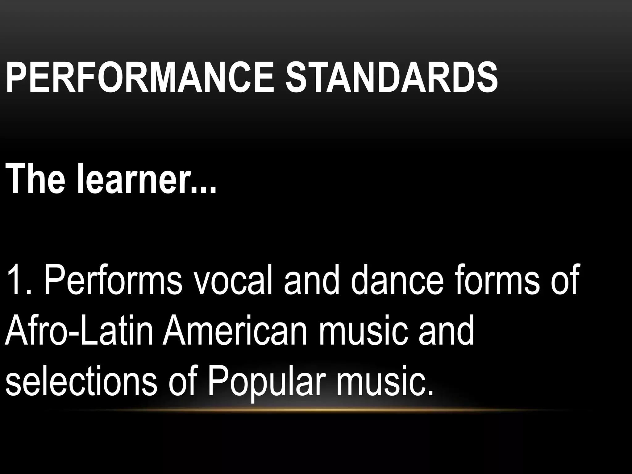 Afro latin music - music10-q2 | PPTX