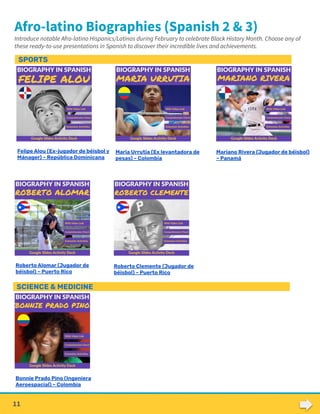 Afro-Latinos Spanish Class Activities: Class Guide for Spanish Teachers ...