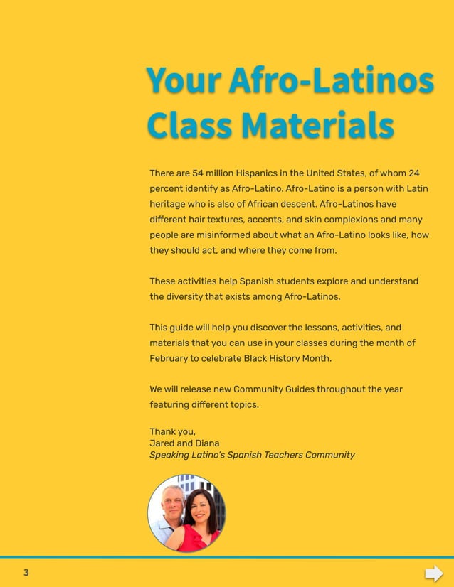 Afro-Latinos Spanish Class Activities: Class Guide for Spanish Teachers ...