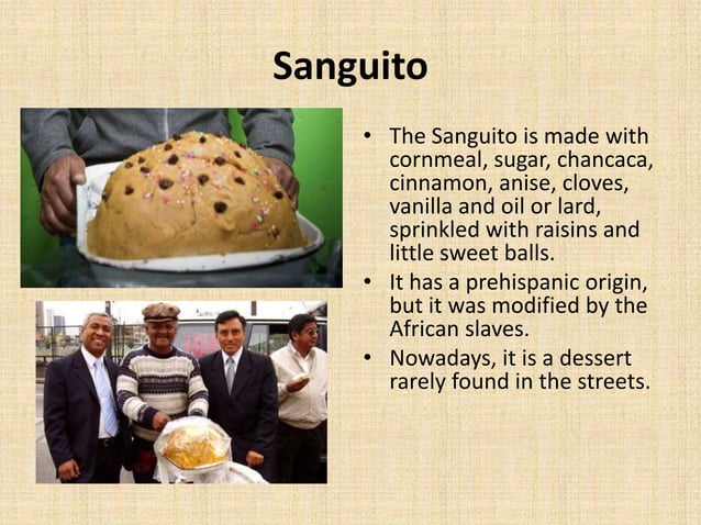 Afro peruvian desserts | PPT
