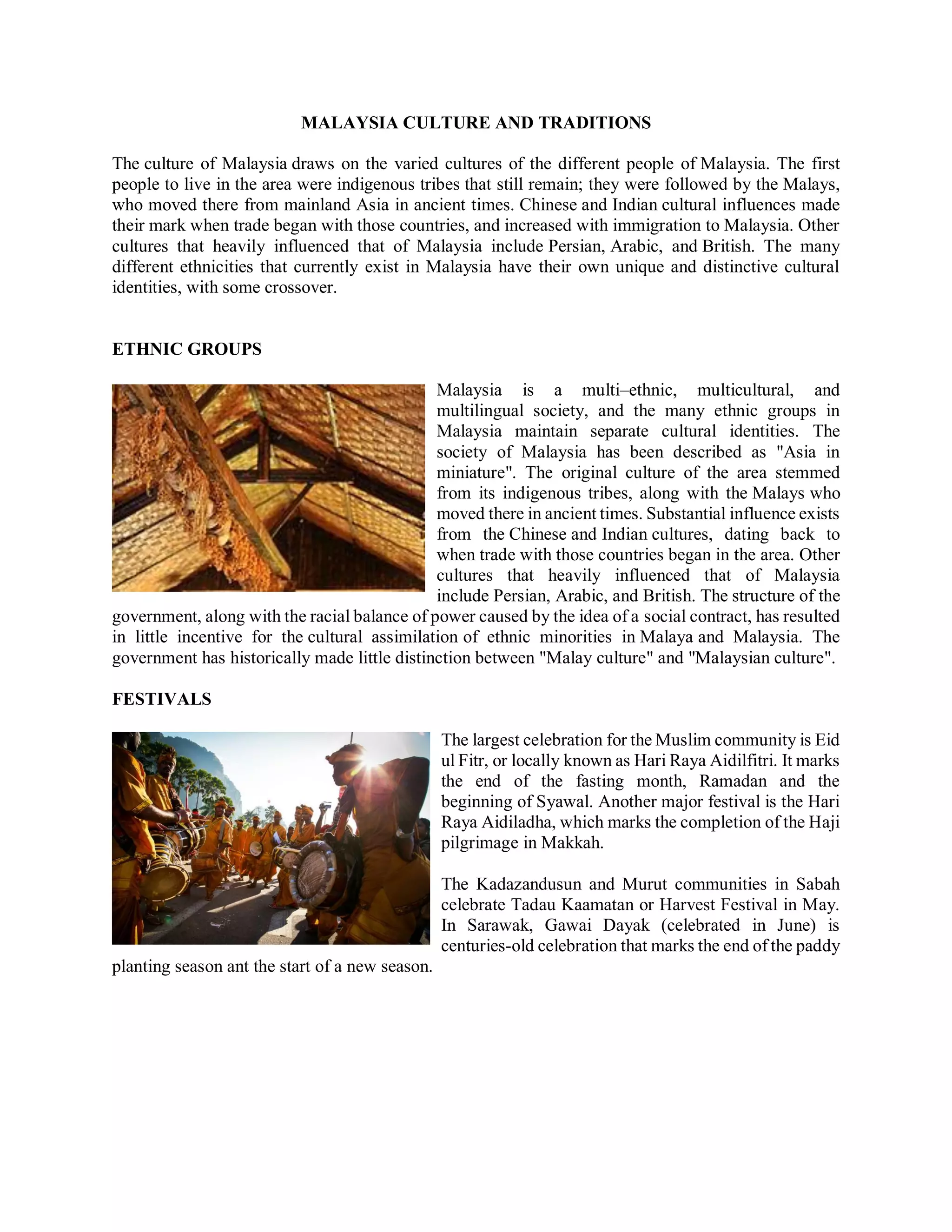 Afro asian countries culture | PDF