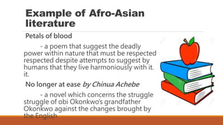 Afroasian lit ppt | PPTX