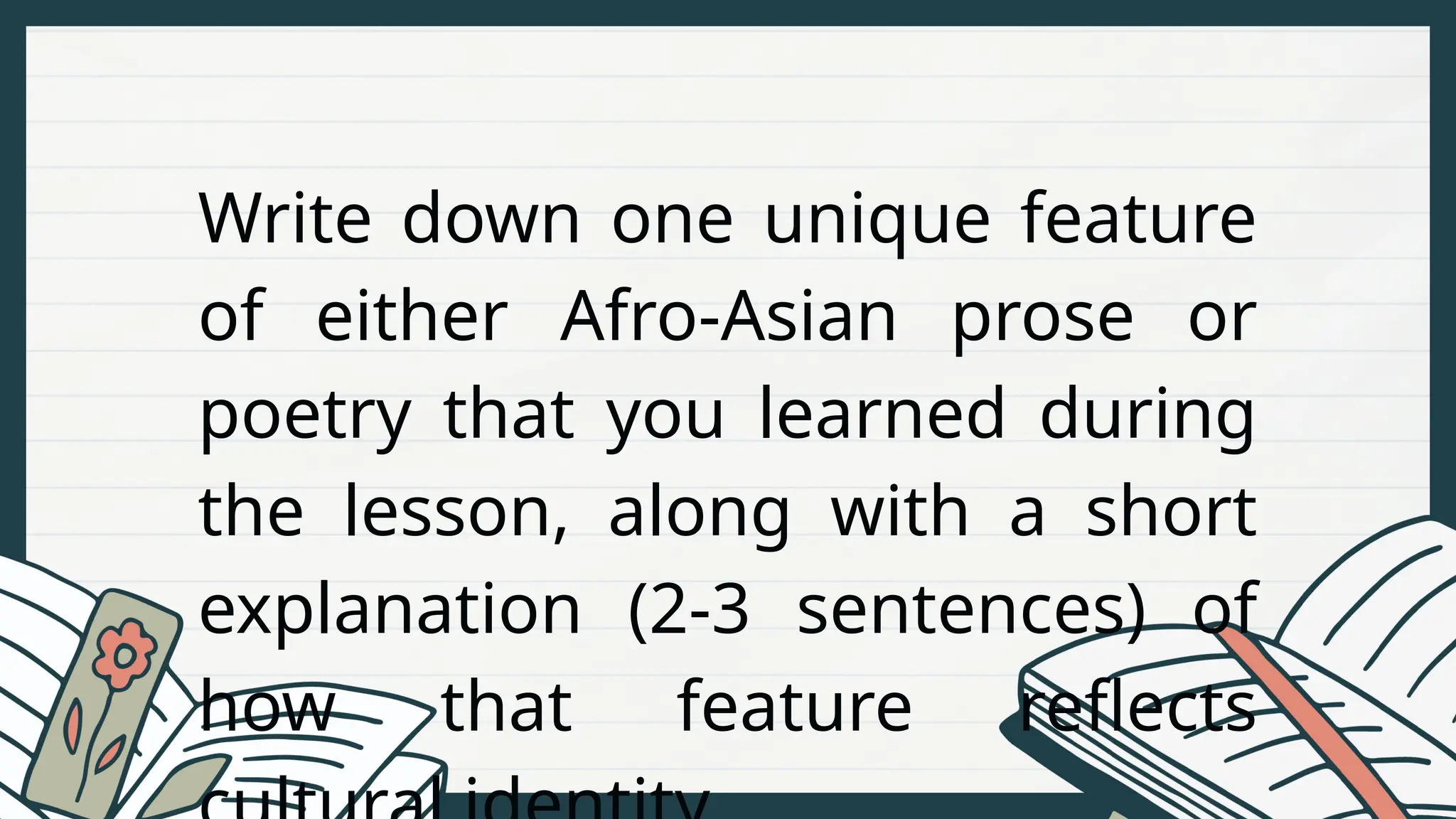 AFRO ASIAN PROSE AND POETRY for grade 8 students of sca. .pptx