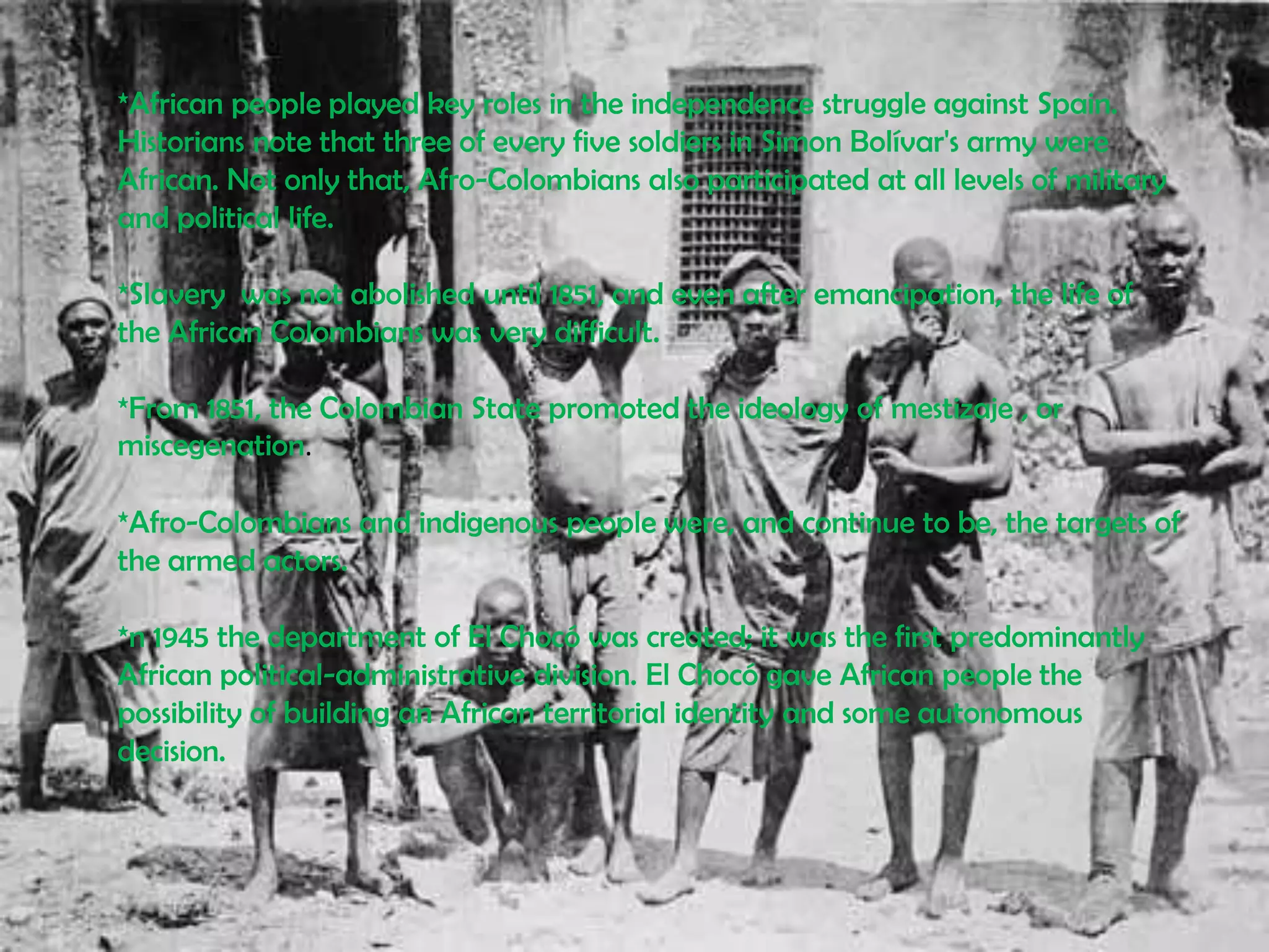 Afrocolombians | PPTX