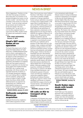 AfrOil - oil & gas news for Africa | PDF