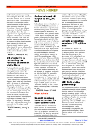 AfrOil - oil & gas news for Africa | PDF