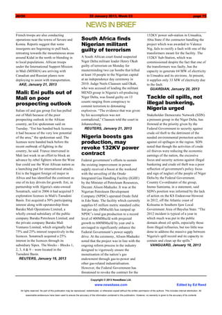 AfrOil - oil & gas news for Africa | PDF