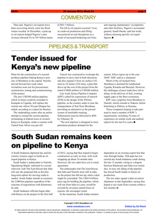 AfrOil - oil & gas news for Africa | PDF