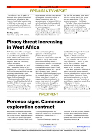 AfrOil - oil & gas news for Africa | PDF