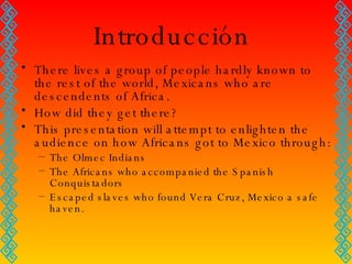 Afro-Mexicans | PPT