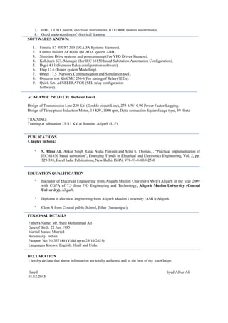 Afroz cv | PDF