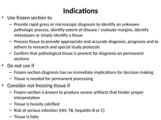 Frozen section ((cryosection)Histopathology and cytology Medical ...