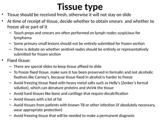 Frozen section ((cryosection)Histopathology and cytology Medical ...