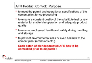 AFR QC - CMC.ppt alternative fuel used in | PPT