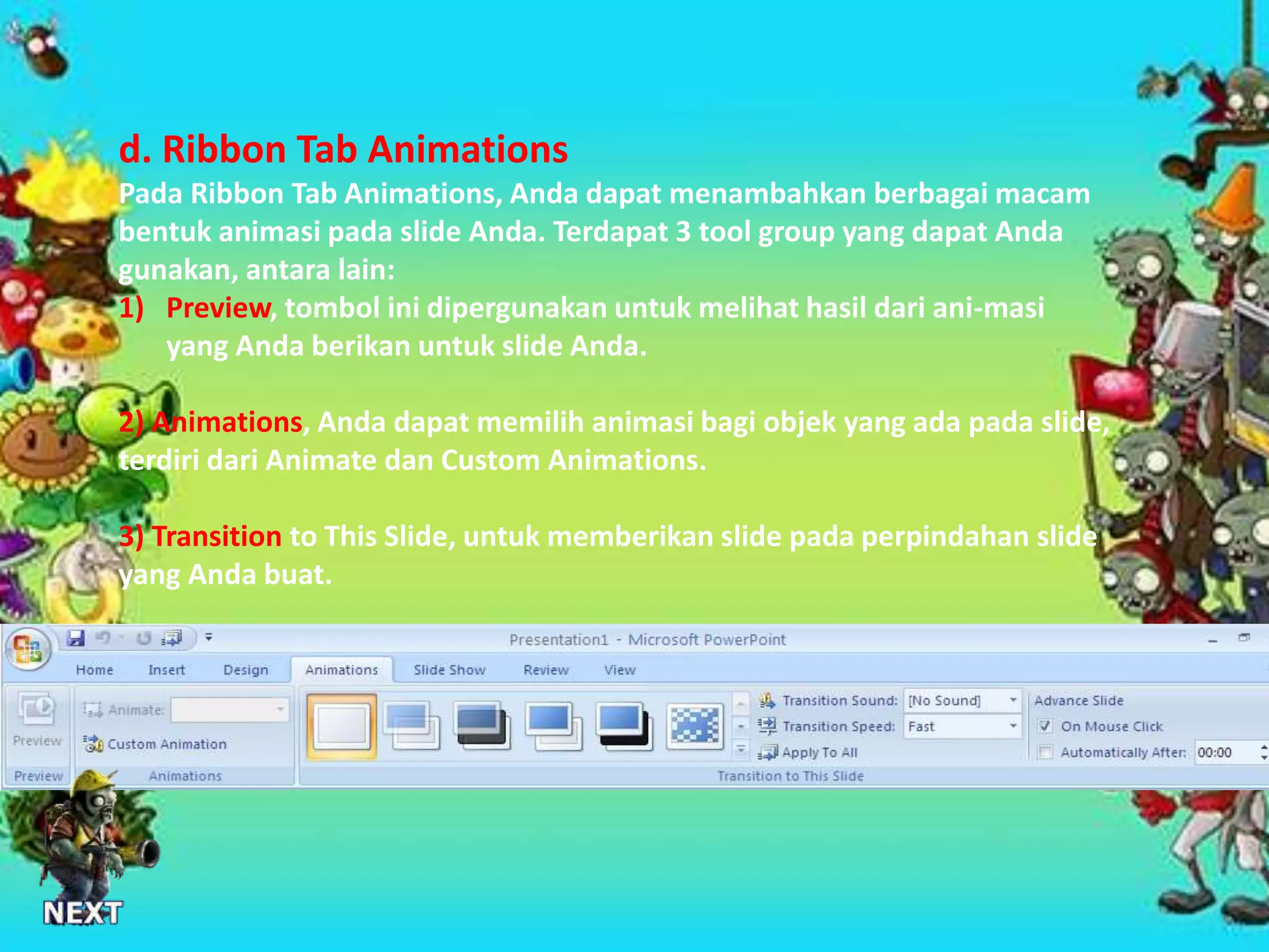 MS. POWER POINT 2007 BAB 1 | PPTX