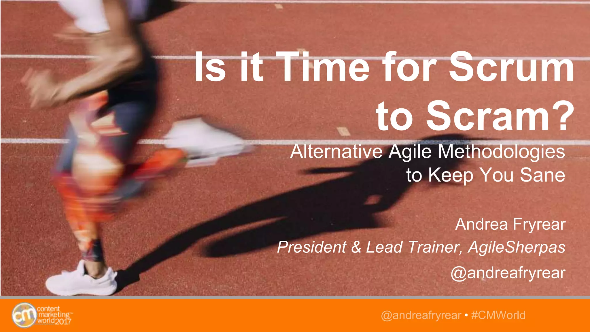Is It Time for Scrum to Scram? Alternative Agile Marketing ...