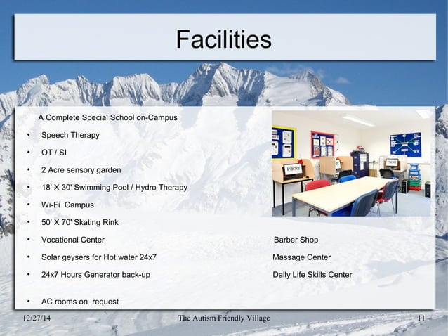 Autism Friendly Village , Hyderabad for Children and Adults with Autism ...