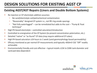 Cathodic Protection for Above Ground Storage Tanks (AGSTs) | PPTX