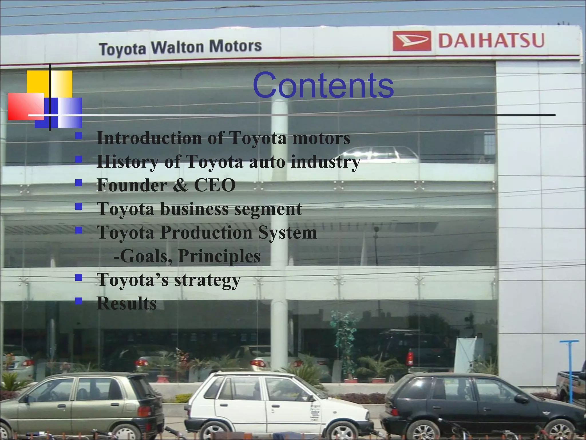 analysis of financial statements toyota | PPT