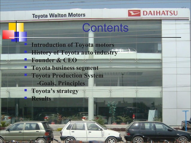 analysis of financial statements toyota | PPT