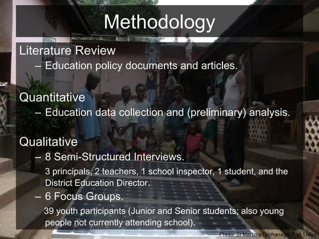 Solar Power / ICT impacts on Education in Sierra Leone | PPT