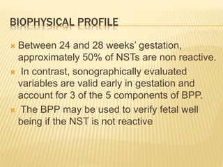 Antepartum fetal surveillance .pptx