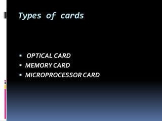 magnetic stripe/swipe card | PPT