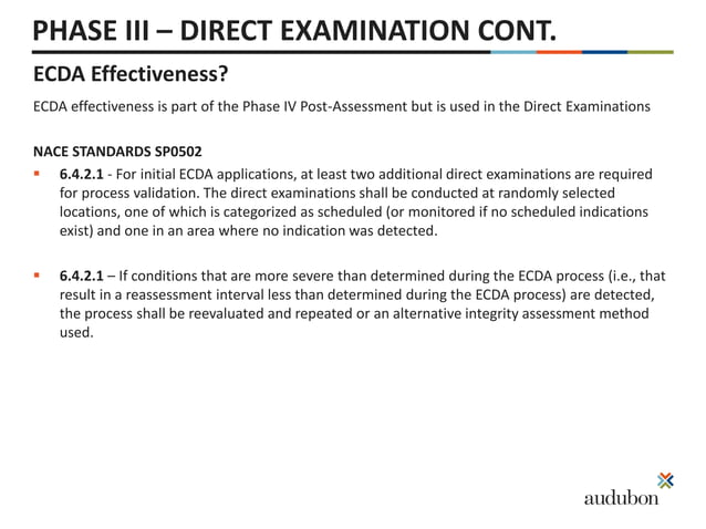 External Corrosion Direct Assessment (ECDA) | PPTX | Civil Engineering ...