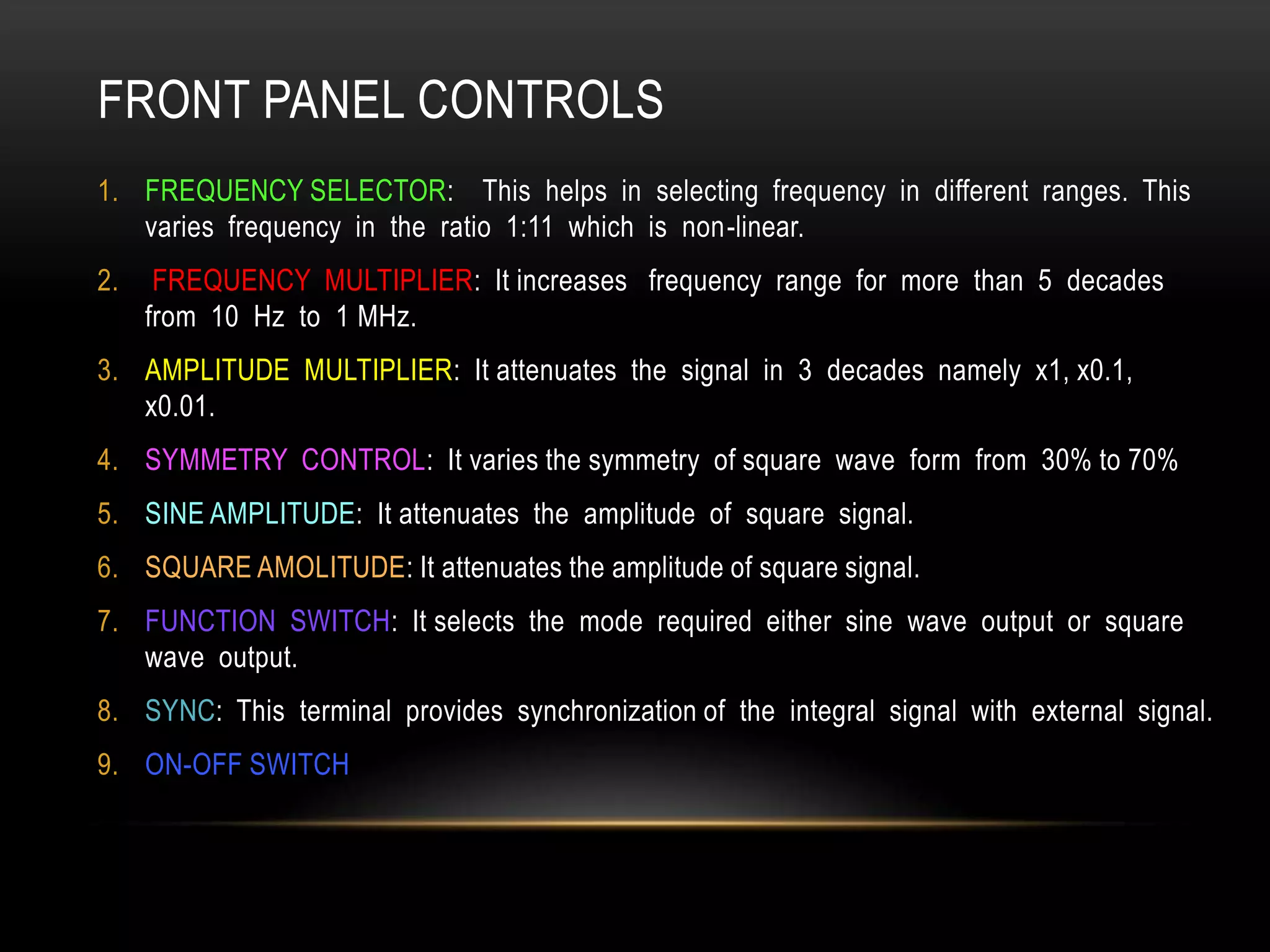 Af signal generator | PPTX