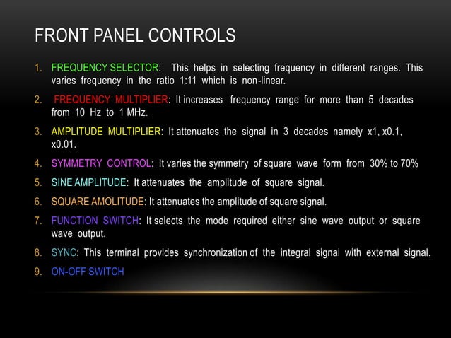 Af signal generator | PPT