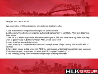 Afsl licence | PPT