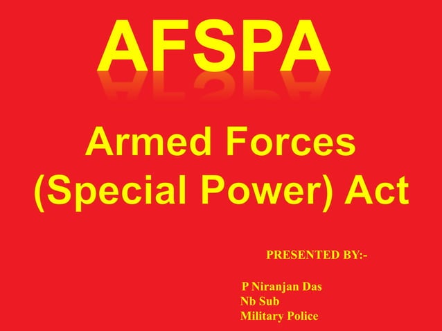 afspa.pptx | Law
